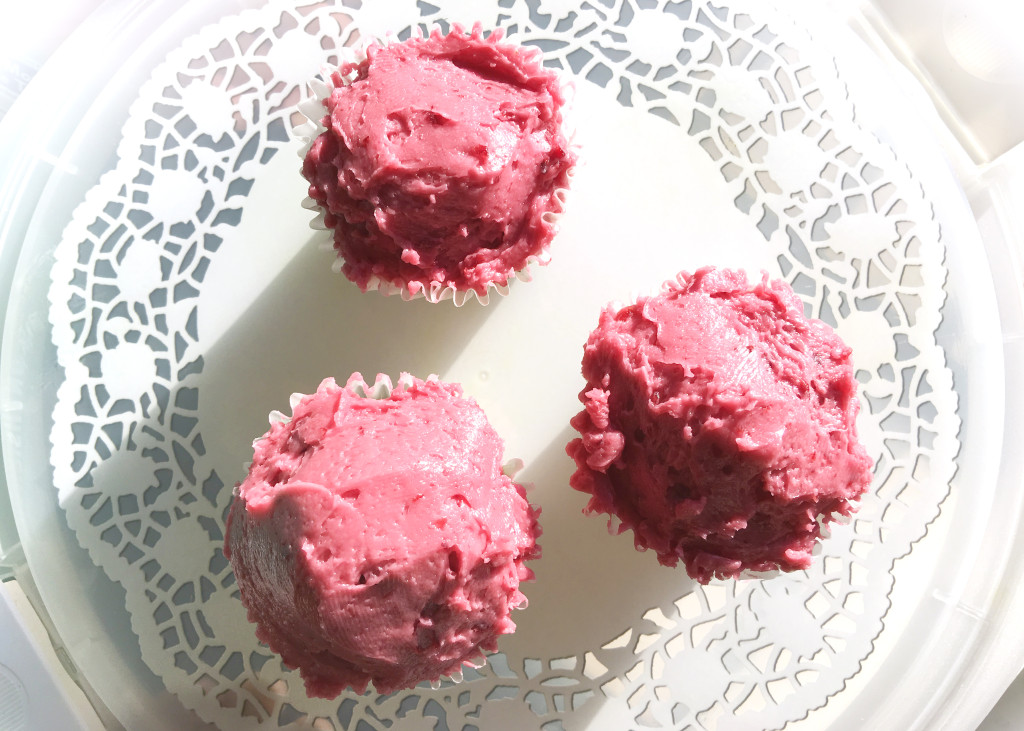 Cherry Frosted Moringa Cupcakes - Kuli Kuli Foods