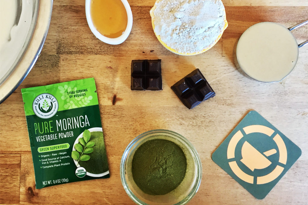 Chocolate Moringa Valentine's Day Cookie Sandwich - Kuli Kuli Foods